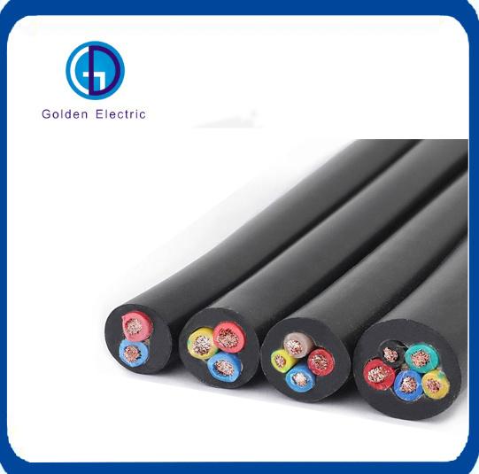 Factory High Quality 3 Core 1.5mm2 Flexible Copper Conductor Insulated Sheathed Rubber Cable