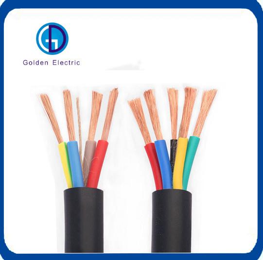 Factory High Quality 3 Core 1.5mm2 Flexible Copper Conductor Insulated Sheathed Rubber Cable