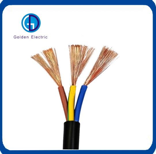 Low Voltage High Temperature PVC Insulated Copper Conductor Control Cable Electric Power Cable and Wires