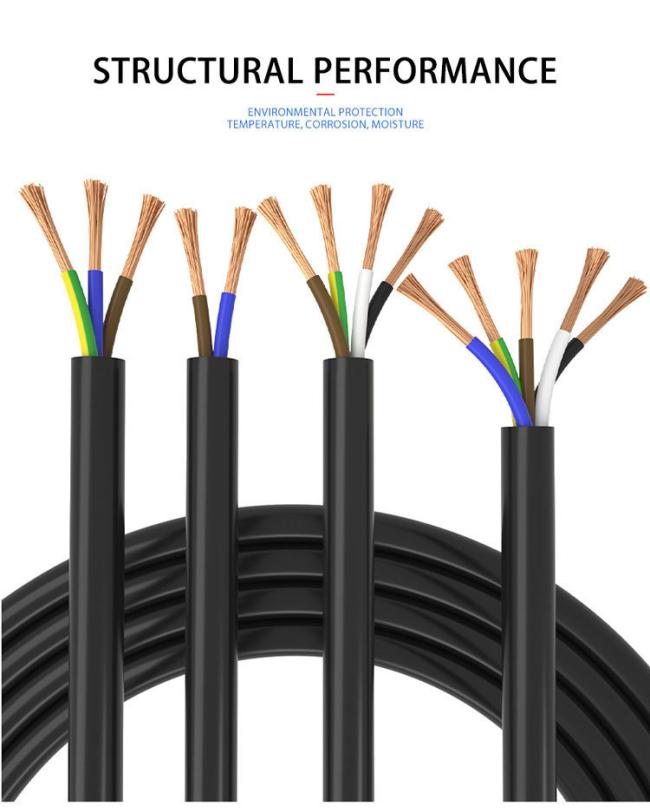 OEM Factory H07rn-F 0.75mm 1mm 1.5mm 2.5mm 4mm 6mm 10mm Flexible 2 3 4 5 6 7 Core Rubber Wire Stoow Stow Sjoow Soow Power Cable