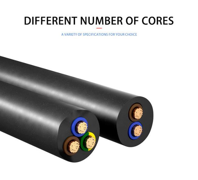OEM Factory H07rn-F 0.75mm 1mm 1.5mm 2.5mm 4mm 6mm 10mm Flexible 2 3 4 5 6 7 Core Rubber Wire Stoow Stow Sjoow Soow Power Cable