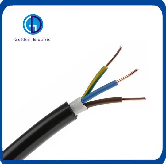 Electrical Cable Nym 3X1.5 mm 3X2.5 mm PVC Insulation Copper Conductor Cable Wire