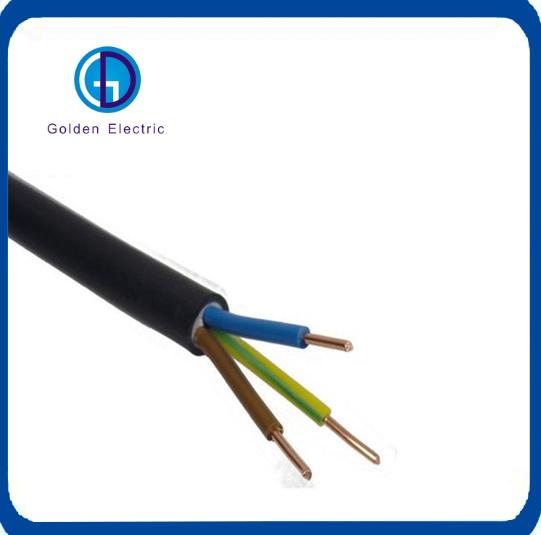 Electrical Cable Nym 3X1.5 mm 3X2.5 mm PVC Insulation Copper Conductor Cable Wire