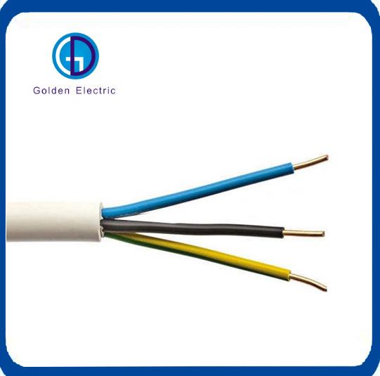 Electrical Cable Nym 3X1.5 mm 3X2.5 mm PVC Insulation Copper Conductor Cable Wire
