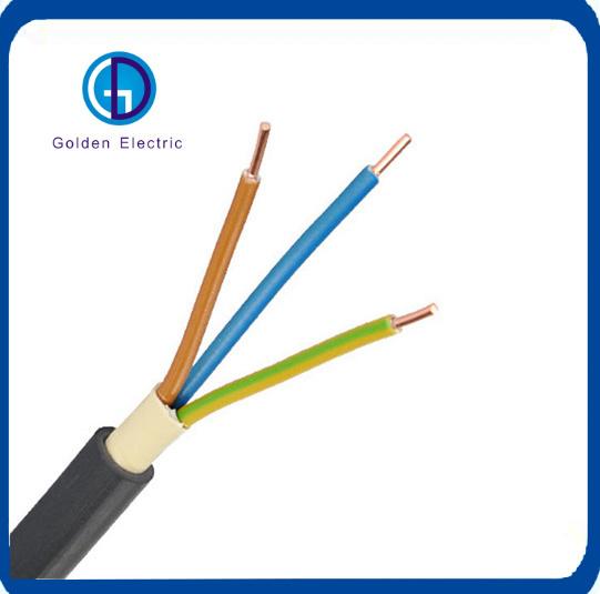 Electrical Cable Nym 3X1.5 mm 3X2.5 mm PVC Insulation Copper Conductor Cable Wire