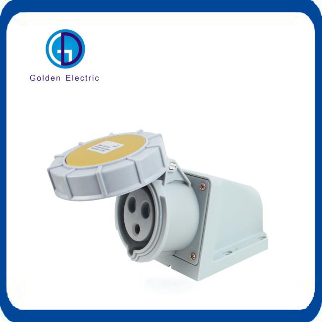 Factory Wholesale IP67 3pin 4pin 5pin Industrial Waterproof Male and Female Plug and Sockets Wall Mounted