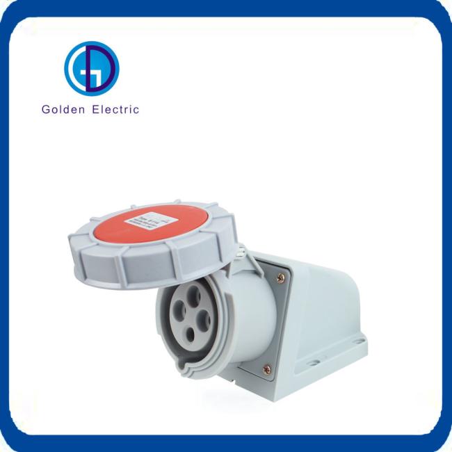 Factory Wholesale IP67 3pin 4pin 5pin Industrial Waterproof Male and Female Plug and Sockets Wall Mounted