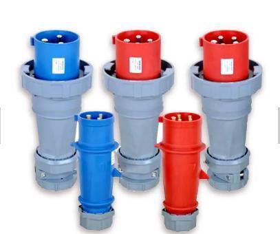 IP44 Male and Female Industrial Plug and Socket 16A 32A Panel Mounted