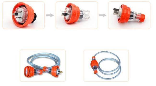 Gd-Australia Straight Plug Australian Standard Outdoor Waterproof Plug Australian Standard 3p Plug New Zealand Industrial Plug