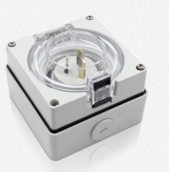 Factory Supply Gd-56ai Series Outdoor Industrial Waterproof Plug IP66 Australian Standard Square Dustproof 3-Pin Plug