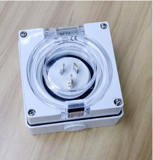 Factory Supply Gd-56ai Series Outdoor Industrial Waterproof Plug IP66 Australian Standard Square Dustproof 3-Pin Plug