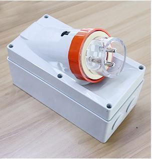 IP66 Australian Standard Industrial Inverted Plug Outdoor Waterproof Plug Multi-Pin Round Hole Plug Surface Mounted Inverted Plug