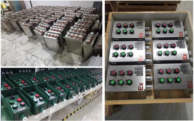 IP54/IP66/IP45 Stainless Steel Explosion Proof Distribution Control Box Explosion Proof Cabinets Electrical Control Box for Industry