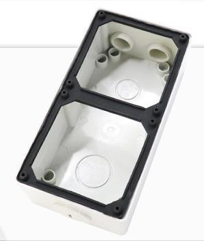 Factory Supply One Base Two Four Base Surface Mounted Junction Box Switch Base Box Junction Box