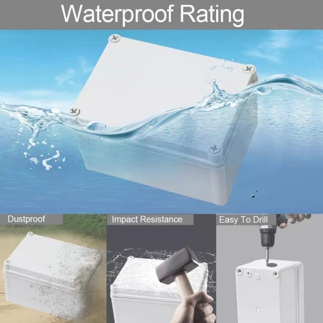 300*200*180mm Size Waterproof IP67 Junction Box Outdoor Plastic Electronic Enclosure Panel Junction Box