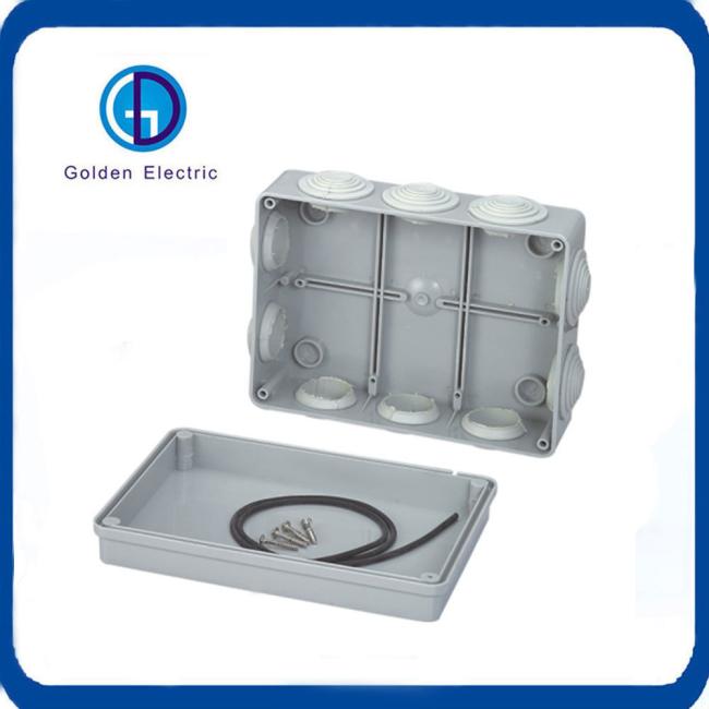Plastic Distribution Box Waterproof Junction Box Mounting Plate Weatherproof Electrical Junction Boxes ABS PVC Junction Enclosure with Grommets