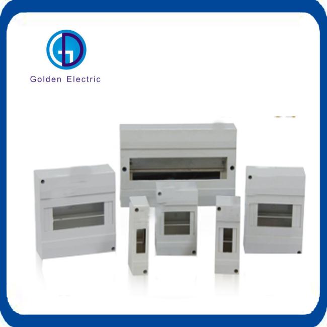 Hag Series IP30 Surface Mounting 1.2.4.6.8.10.12.18ways Plastic Electrical Distribution Box Waterproof Box for Power Supply Cabinet