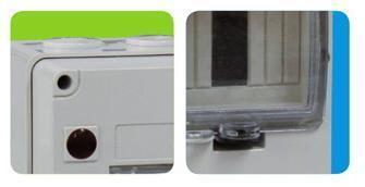Australian Standard Waterproof Power Box IP66 Waterproof Protection Window Distribution Box Circuit Breaker Window Open Box