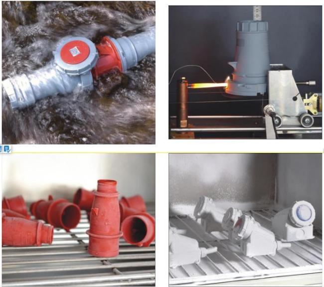 IP67 Watertight Triple Outlet Socket Multi Splitter 16 AMPS Industrial Socket Industrial Plug Socket 220V 16A