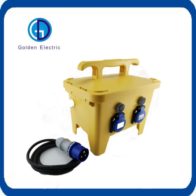 Plastic Waterproof with Industrial Plug 16A 32A 64A Socket Box
