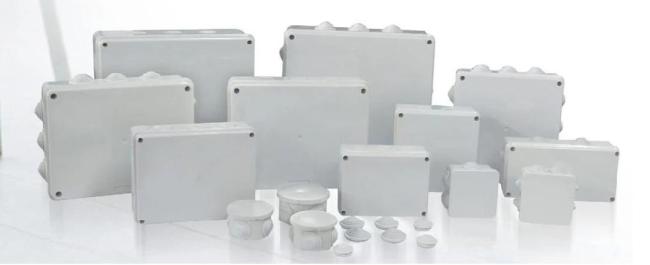 Ra Series Multiple Sizes Available IP65 IP55 Waterproof Plastic Box ABS PC Electrical Switch Box Junction Box