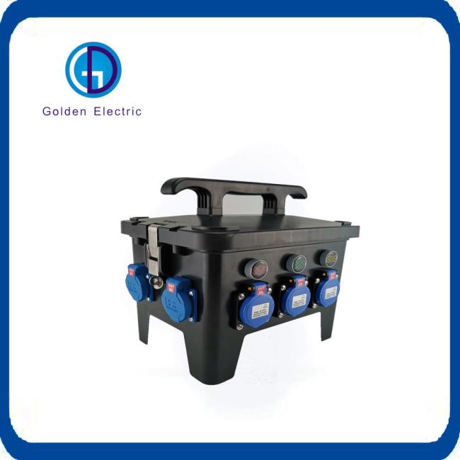 Various Styles Portable Combination Distribution Box Waterproof Plastic Industrial Socket Box