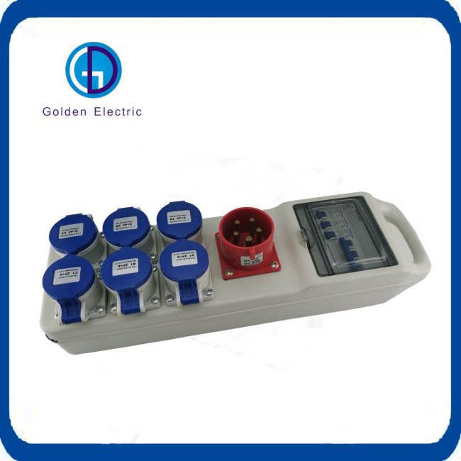 Various Styles Portable Combination Distribution Box Waterproof Plastic Industrial Socket Box
