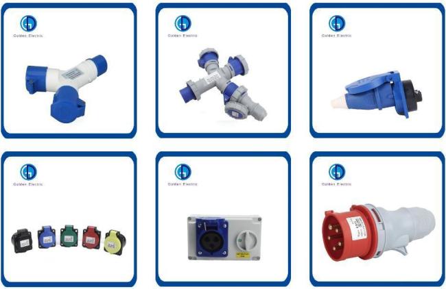 Cee 16A/32A 3p Blue Outdoor Waterproof Plug Socket Connector