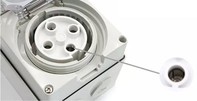 10A 20A 32A 40A 50A 4pins Round Surface Sockets Australia Standard Socket Outlets 500V IP66 Industrial Plug and Socket