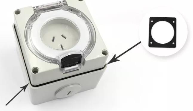 10A 20A 32A 40A 50A 4pins Round Surface Sockets Australia Standard Socket Outlets 500V IP66 Industrial Plug and Socket