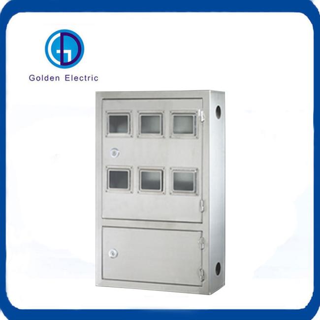 Three-Phase Electric Power Meter Box Electrical Enclosure Outdoor Stainless Steel Distribution Metering Box