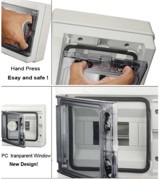High Quality Enclosure 8 Way IP66 MCB Box 56CB8n Plastic Distribution Box MCB Switch Box