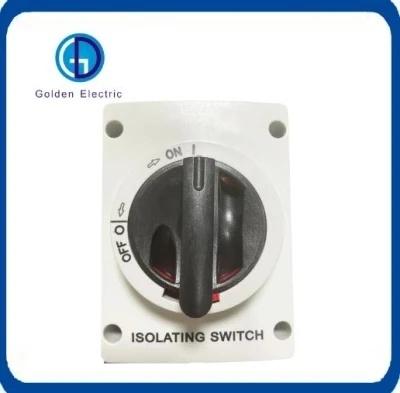 500V Waterproof Industrial 3 Phase Square Manual Changeover Switch 10A 20A 32A 40A 50A 63A Rotary Switch