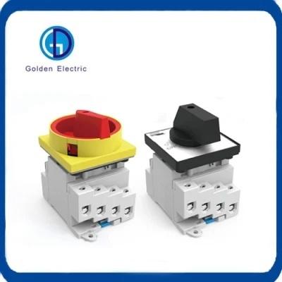 500V Waterproof Industrial 3 Phase Square Manual Changeover Switch 10A 20A 32A 40A 50A 63A Rotary Switch