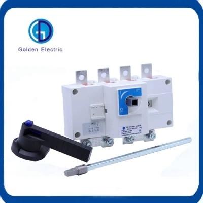 500V Waterproof Industrial 3 Phase Square Manual Changeover Switch 10A 20A 32A 40A 50A 63A Rotary Switch