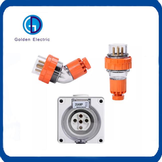 500V Waterproof Industrial 3 Phase Square Manual Changeover Switch 10A 20A 32A 40A 50A 63A Rotary Switch