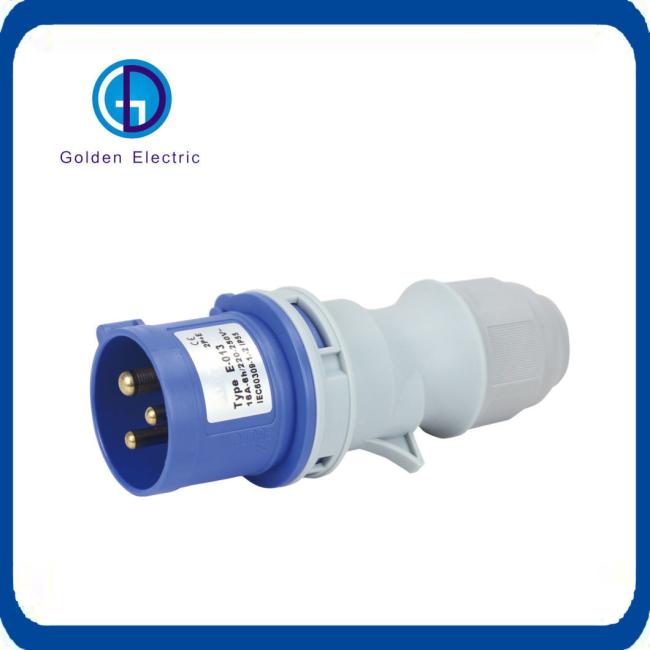 250V 10A 13A 15A Australia Waterproof Single Phase 3 Flat Pin Plug Electrical Au Plug Adaptor IP66 Industrial Plug