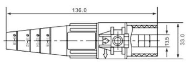 Cam- Lock Plug and Connector 200A 400A 600VAC Camlock Male Female Single Pole Inline Connectors