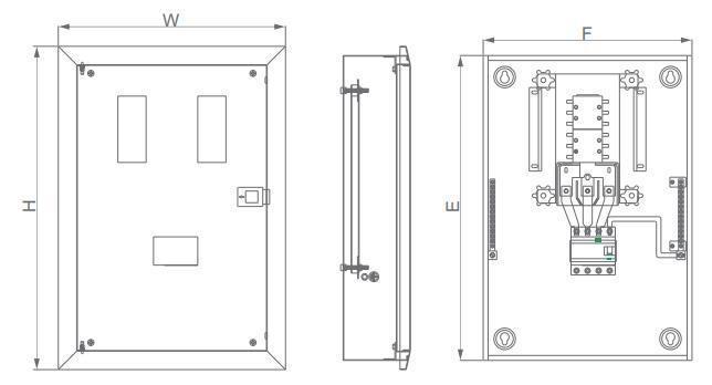 Superior Economy Three Hase 4 Way Metal Electrical MCB Distribution Box