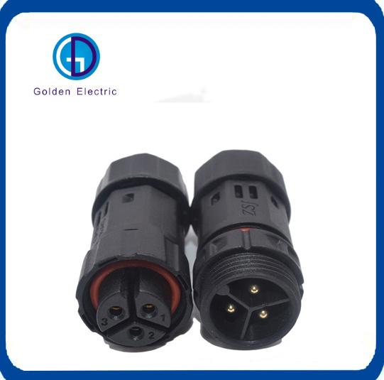 M19 3pin Connector IP68 Waterproof Connector Plug Socket Male Female 2 3 4 5 6 7 8 9 10 Pin Cable Connectors for LED Light