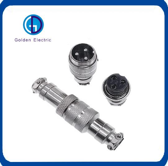 1set Circular Connector 2/3/4/5/6/7 Pin Male + Female 12mm Aviation Socket Plug Wire Panel Connector Gx12