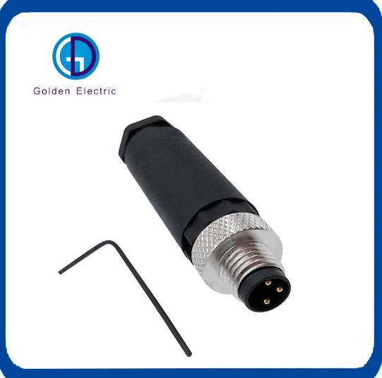 Male Female Plug Socket Screw Threaded Coupling 3pin 4pin Electric Waterproof Connectors M8 Sensor Connector