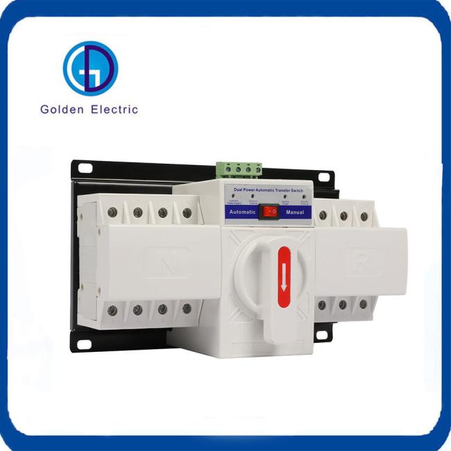 AC Change-Over Switch Enclosure 3p 4p 25A 40A 63A 220V-415V IP66 Waterproof AC Rotary Switch