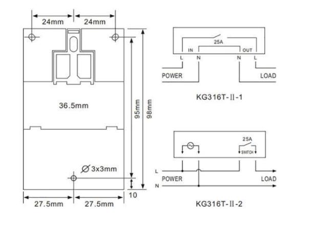 Kg316t-II Timer Switch Digital Timer Switch Time Control Switch