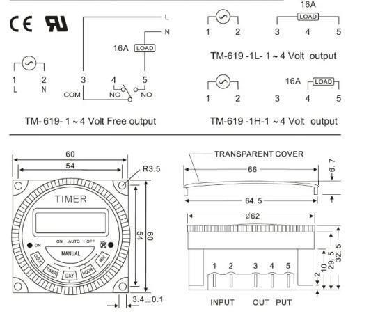Factory Price LCD Digital Power Programmable Timer Time Switch