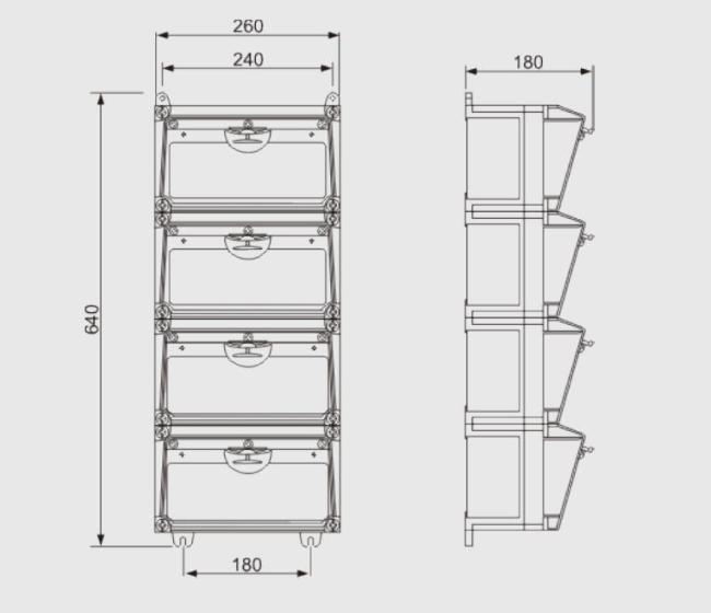 Wall Mounted Power Portable Combination Socket Board Box Industrial Electrical Distribution Boxes