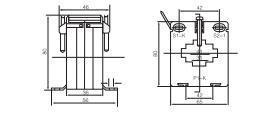 Mes/Cp Series AC Current Transformer/CT with Busbar Indoor Current Transducer