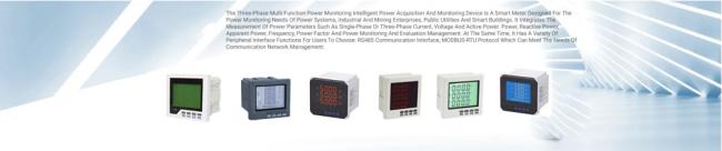 LCD/LED Display Three Phase Intelligent Digital Meter Multi-Function Digital Panel Meter Smart Power Meter Energy Meter