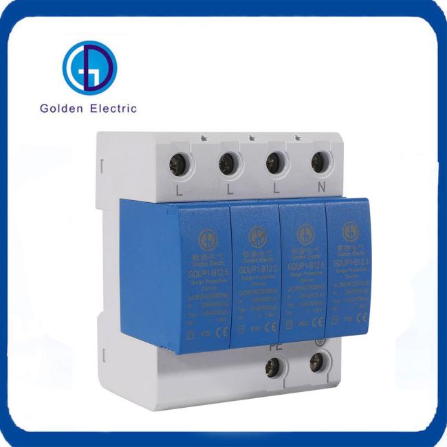 Surge Protector Device Power Source Arrester Surge Protection Appliance AC 385V Surge Lightning Protective Device SPD