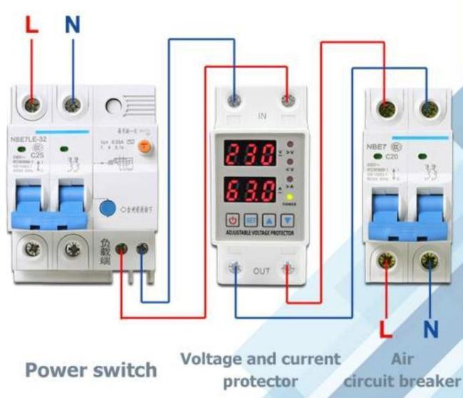 High Quality Single Phase Voltage/Current Protector